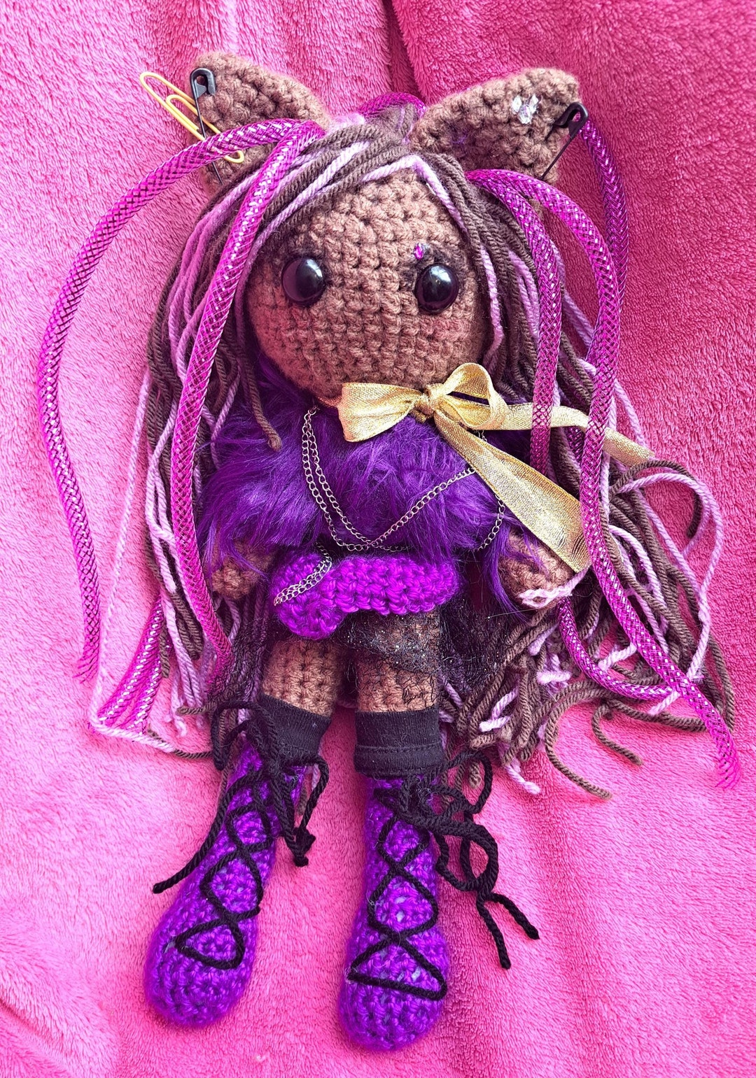 Monster High Clawdeen Wolf Inspired Crochet Doll - Etsy