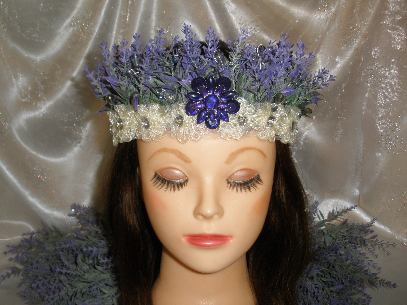 Polynesian Princess Bride Tiara Lavender Bride Crown - Etsy