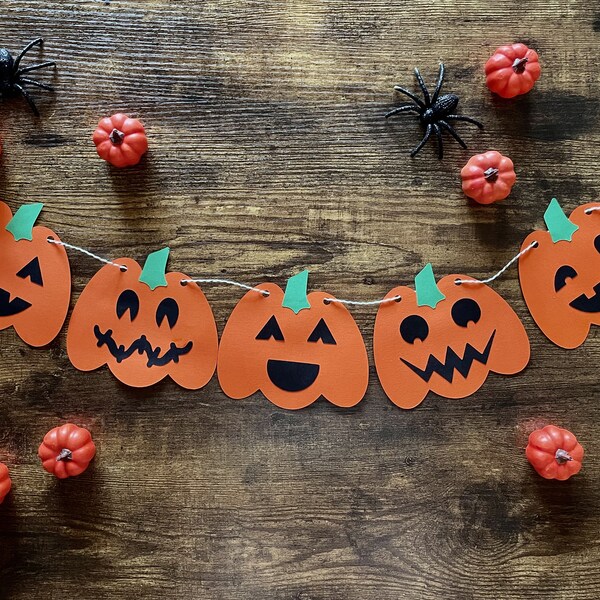 Pumpkin Garland - Etsy