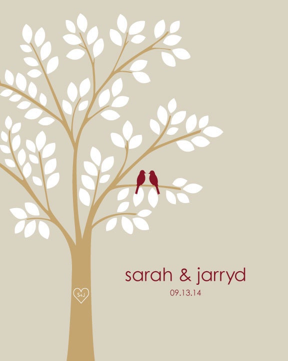 Always & Forever/ Wedding Tree/ Bridal Shower Gift/ Gift From Groom to ...