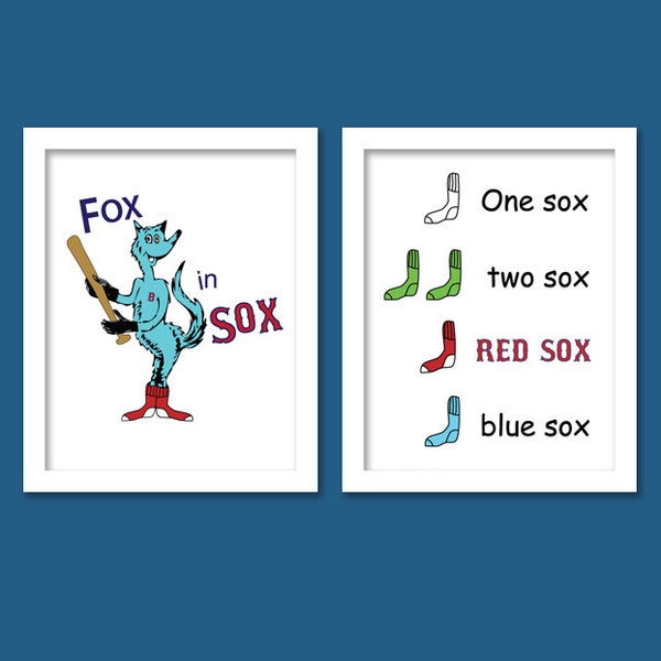 Fox in Sox - Etsy
