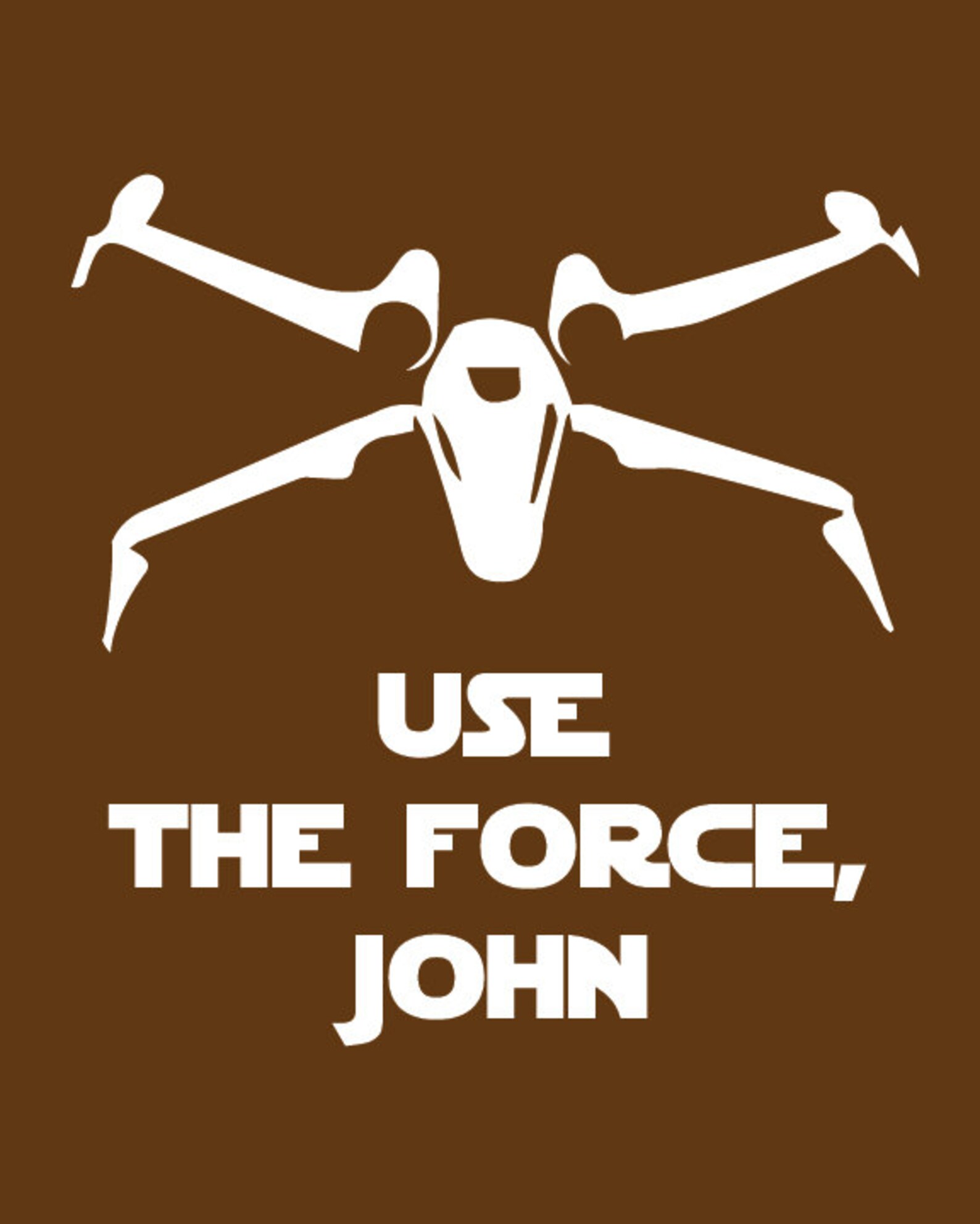 Use the Force Luke personalized/star Wars/ Quotes for | Etsy