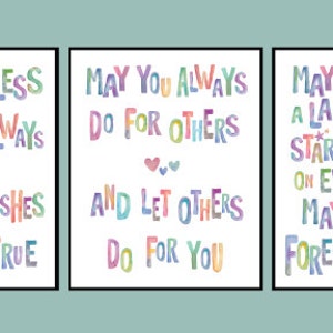 Bob Dylan May You Stay Forever Young/ Set of 3 Prints Watercolor ...