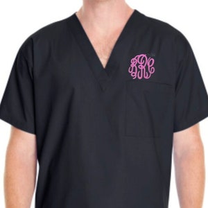Monogrammed Scrubs | Personalized Scrubs | Embroidered Scrubs - Etsy