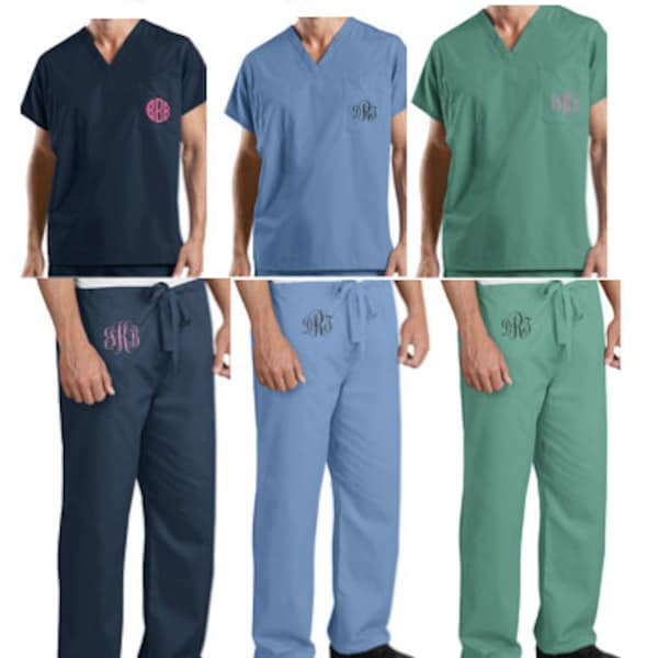 Monogrammed Scrubs - Make Your Own Scrubs