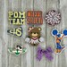 Cheer Custom Homecoming Mums Cutouts, Cheerleader Hoco Cutouts ...