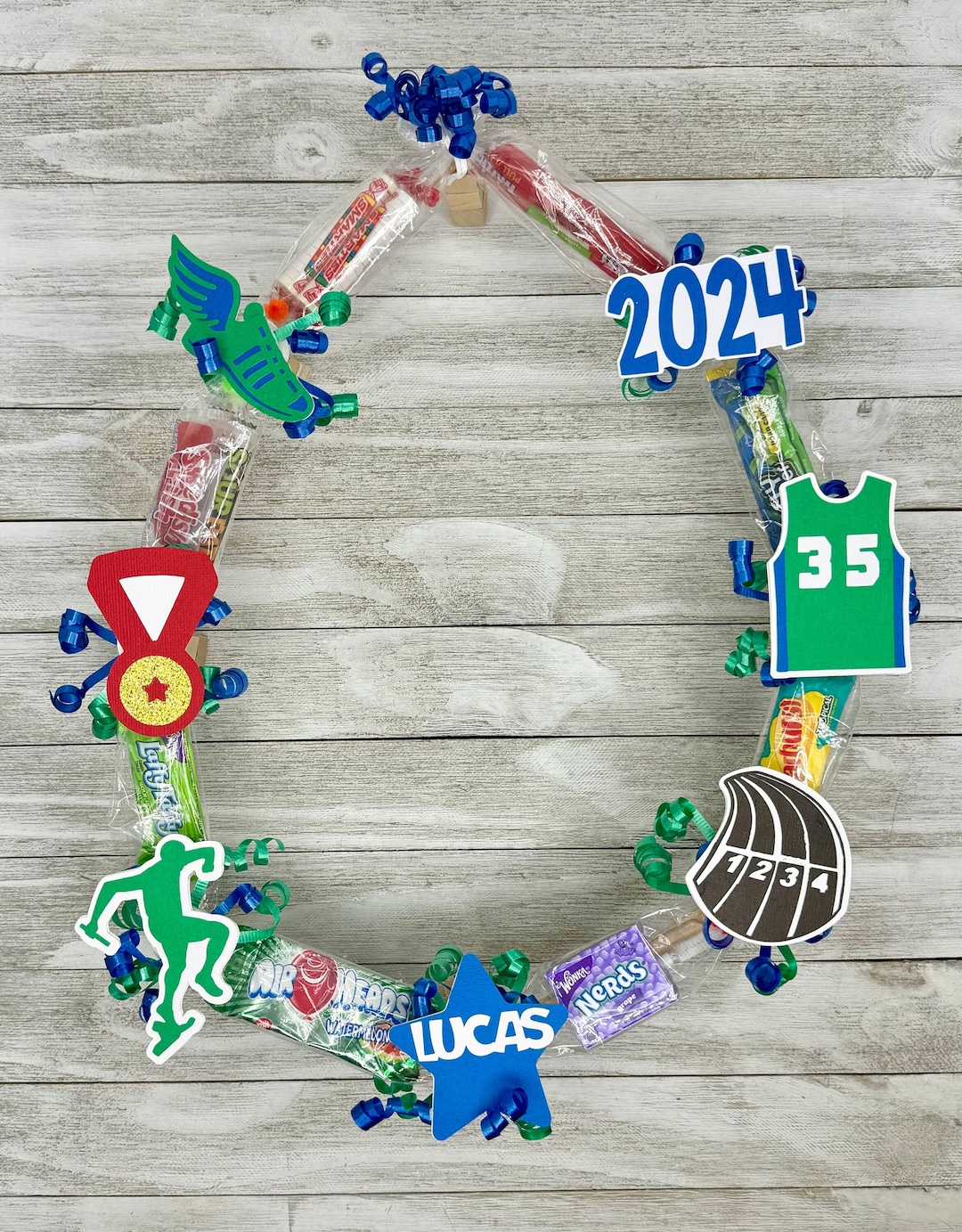 Track Leis, Track and Field Lei, Track Senior Gift, Track Senior Mom ...