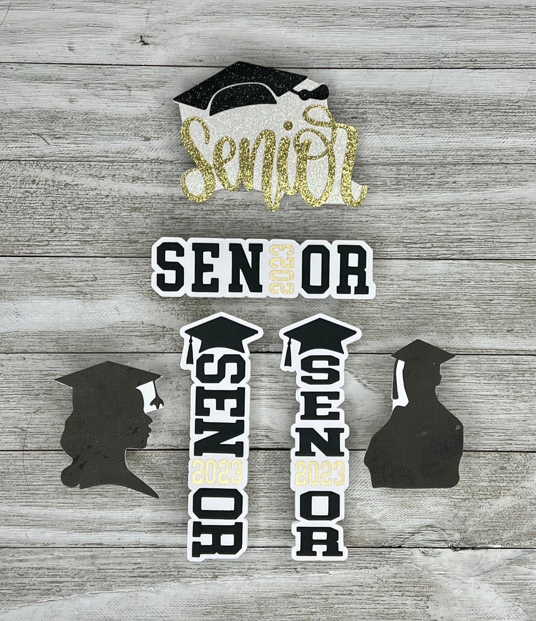 Senior Custom Homecoming Mums Cutouts, Senior Graduation Cap Hoco ...