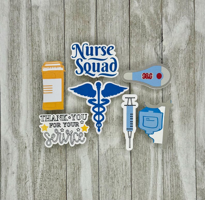 Nurse Cutouts, Medical Die Cut, Hospital Cutout, Doctor Shapes, Nurse ...