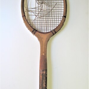 Antique Wright & Ditson Tennis Racket, From the 1920's With Unique ...