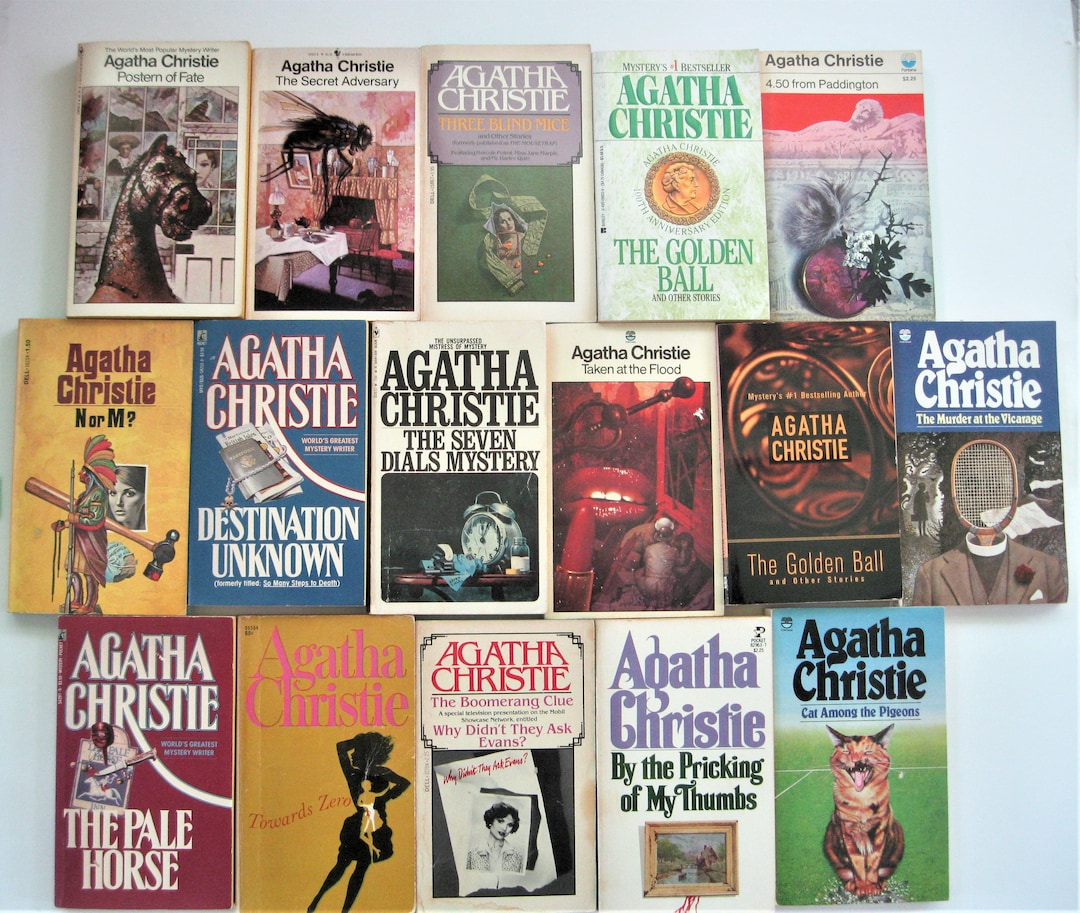 Murder Mysteries, by Agatha Christie, Paperback Books, You Choose, 1986 ...