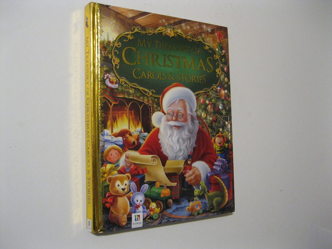 My Treasury of Christmas Carols & Stories, Illustrated Hardback Book - Etsy