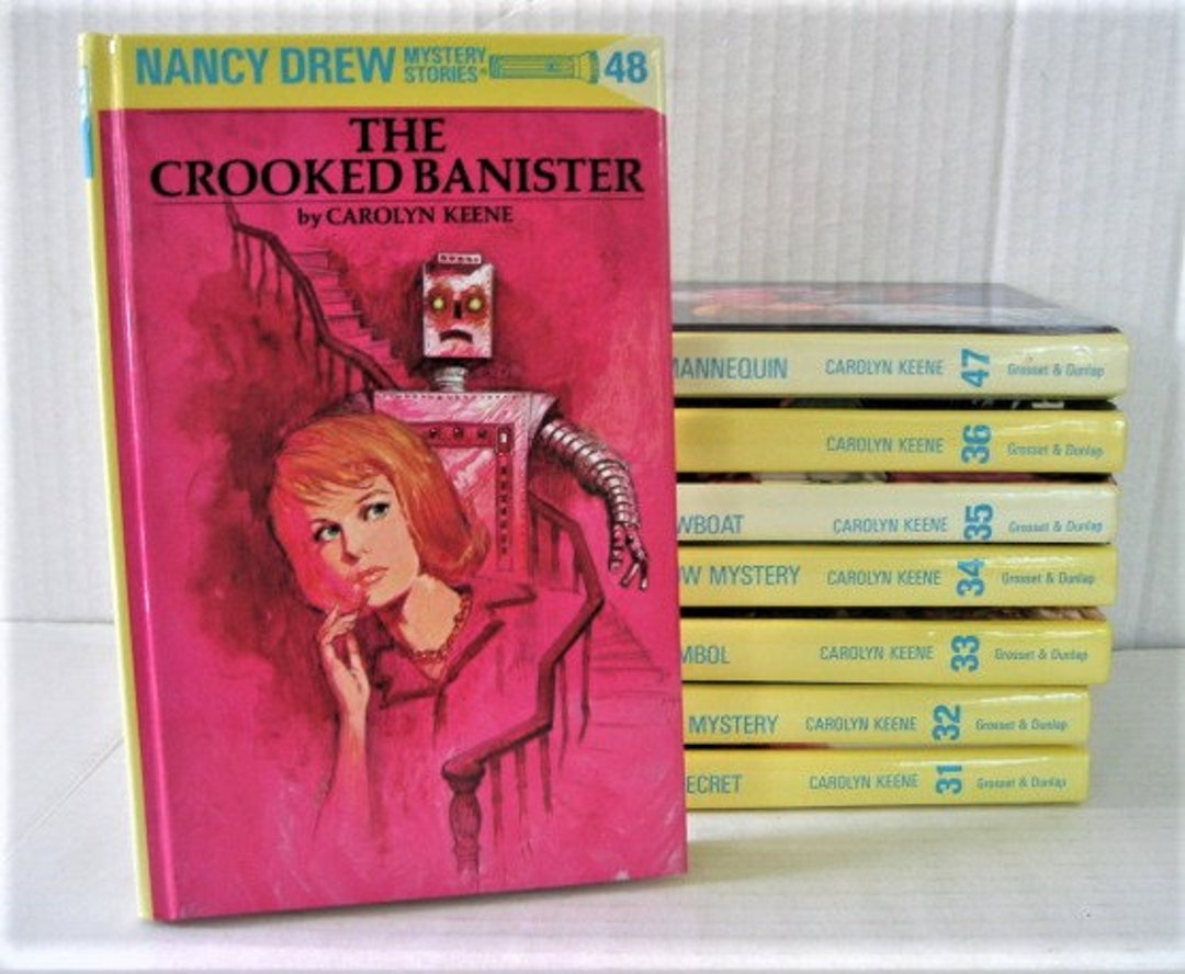 Nancy Drew Hardback Books, Later Editions With Glossy Picture Covers ...