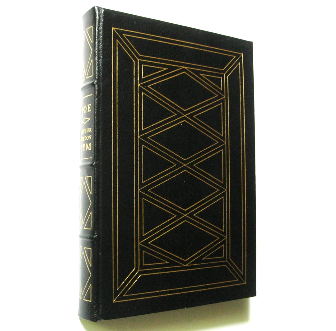 Narrative of Arthur Gordon Pym, by Poe, Beautiful Full Leather Bound ...
