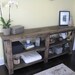 Large Rustic X Distressed Handmade Console / Media Table 74.5l - Etsy