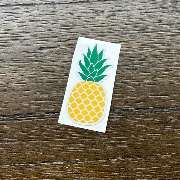 Upside Down Pineapple Sticker - Etsy