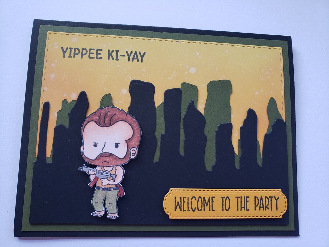 Die Hard Yippee Ki-yay Card - Etsy
