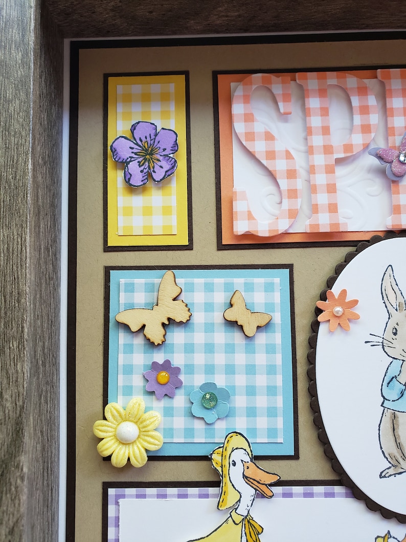 8x8 Spring Shadowbox Sampler - Etsy