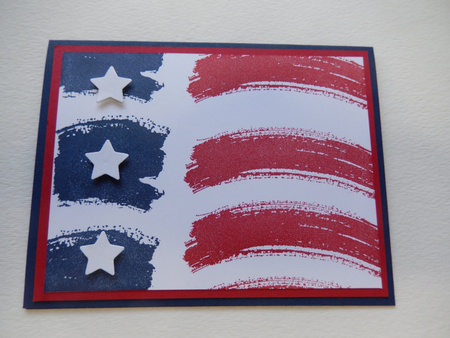Abstract Flag Card - Etsy