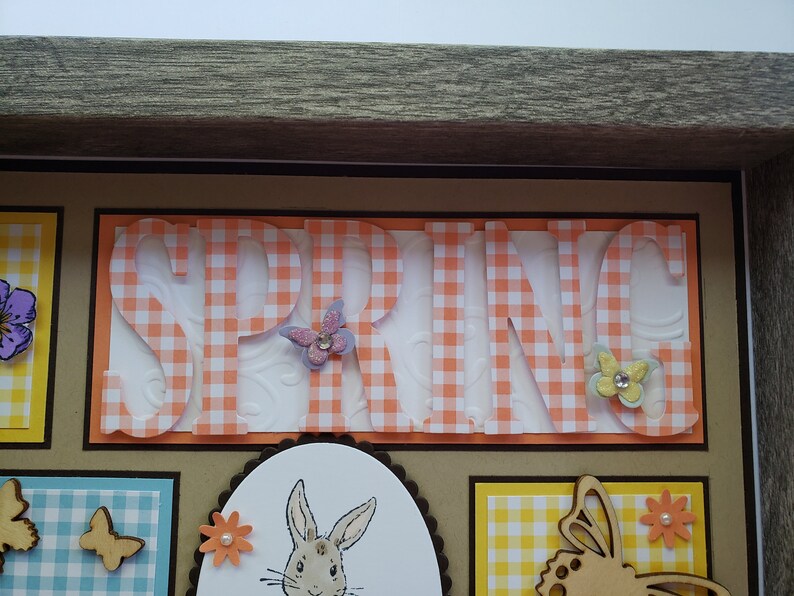 8x8 Spring Shadowbox Sampler - Etsy