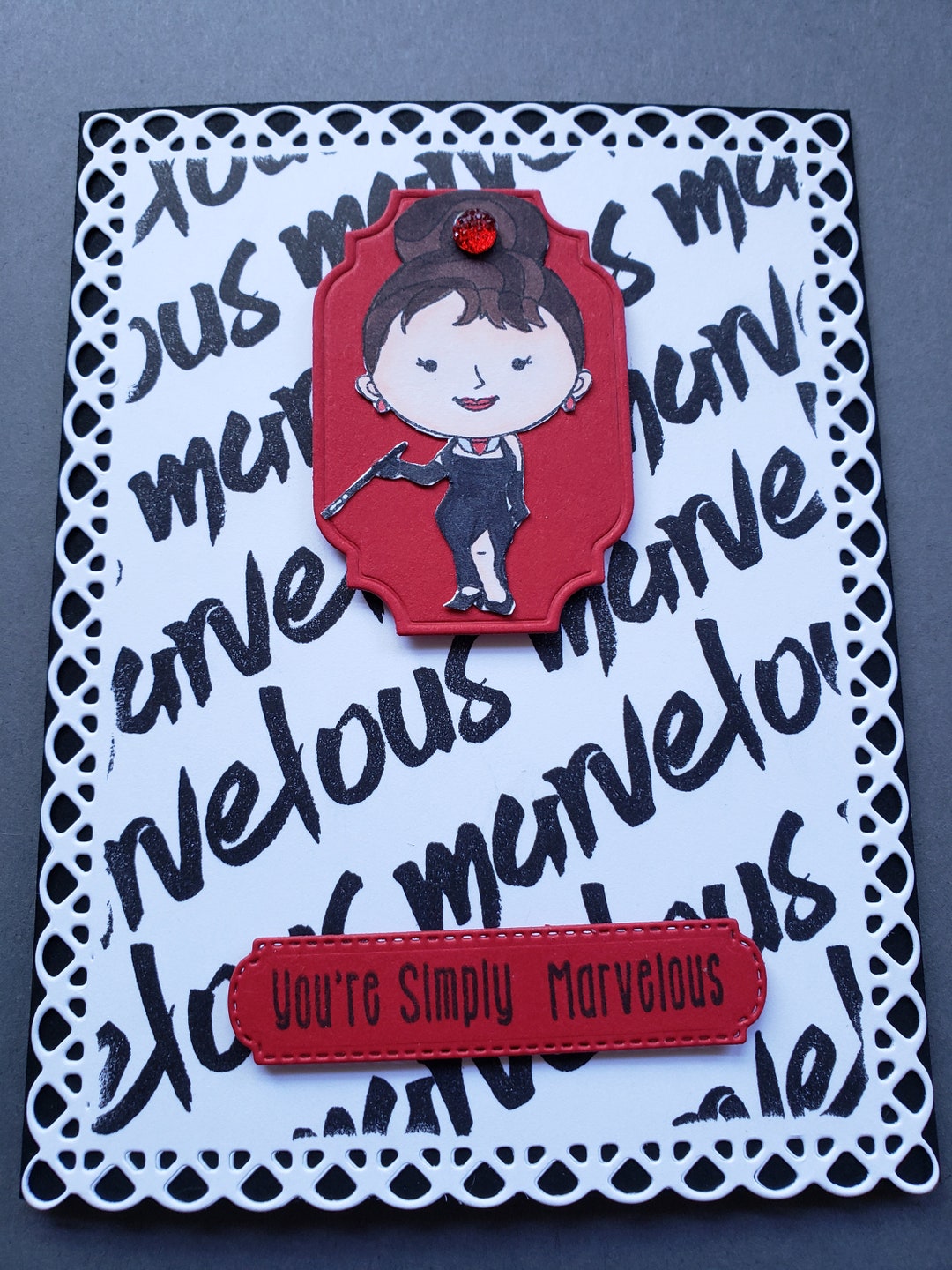 Audrey Hepburn Marvelous Card - Etsy