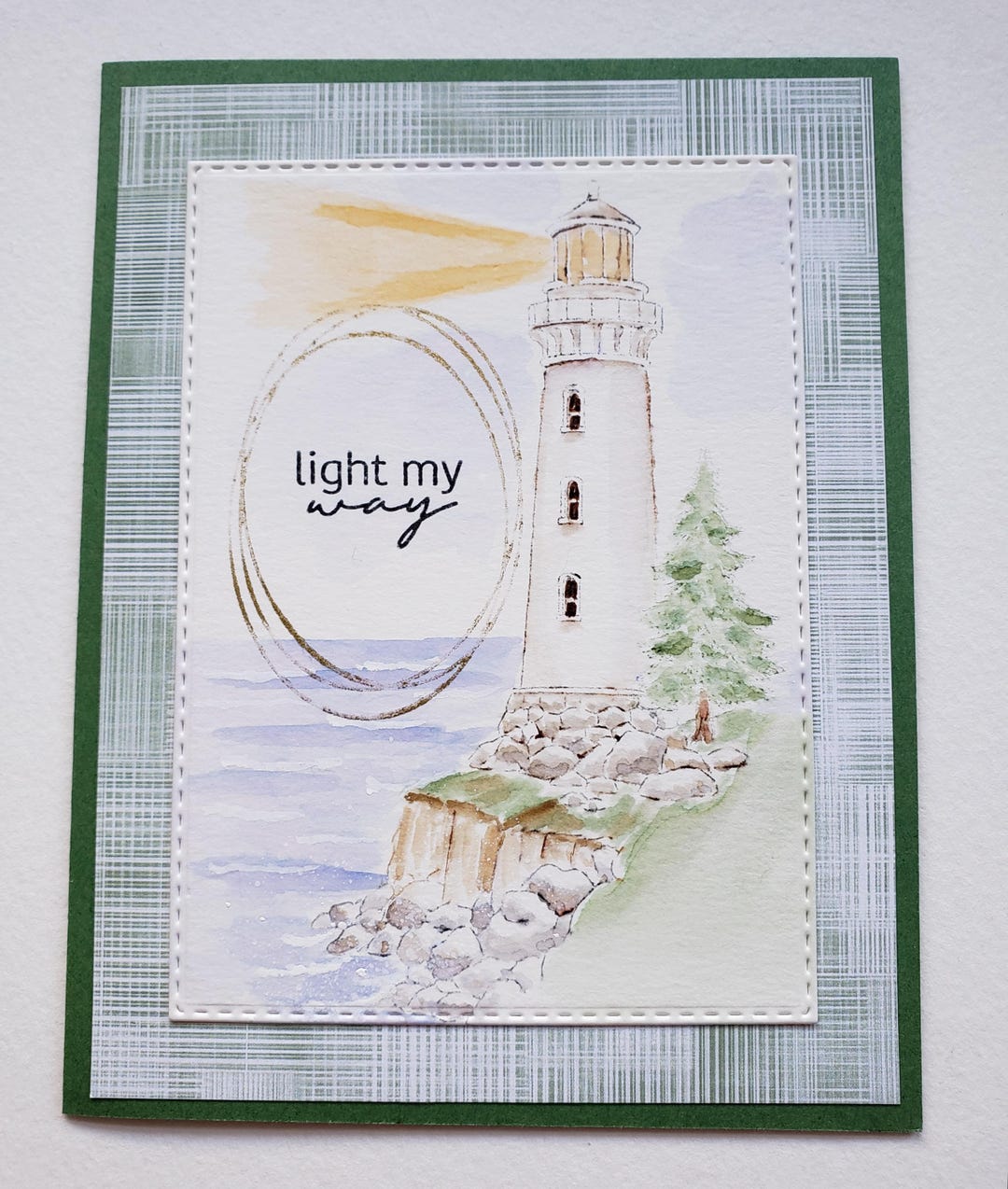 Watercolor Light My Way Sympathy Card - Etsy