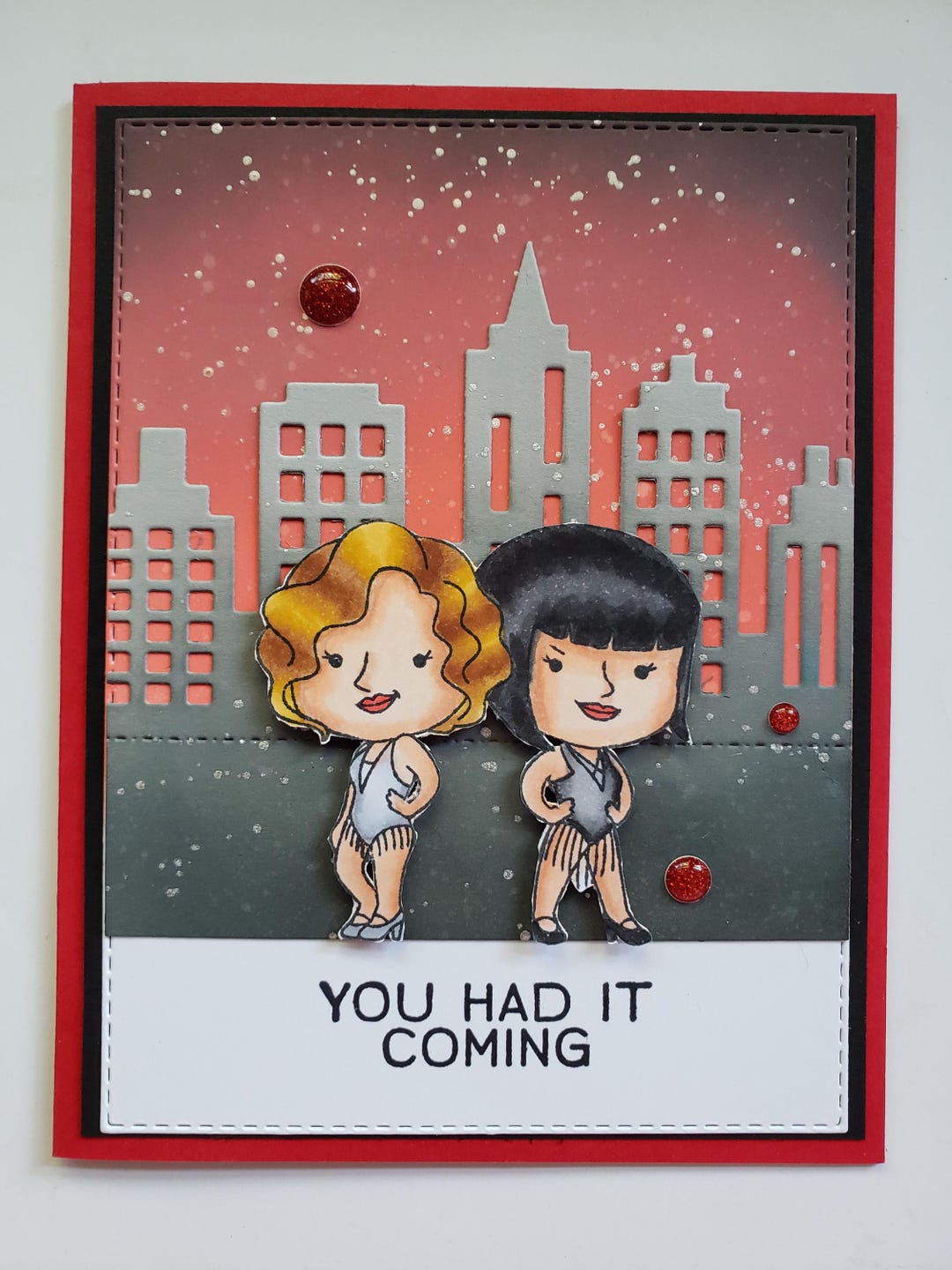 Chicago Roxie and Velma Card - Etsy