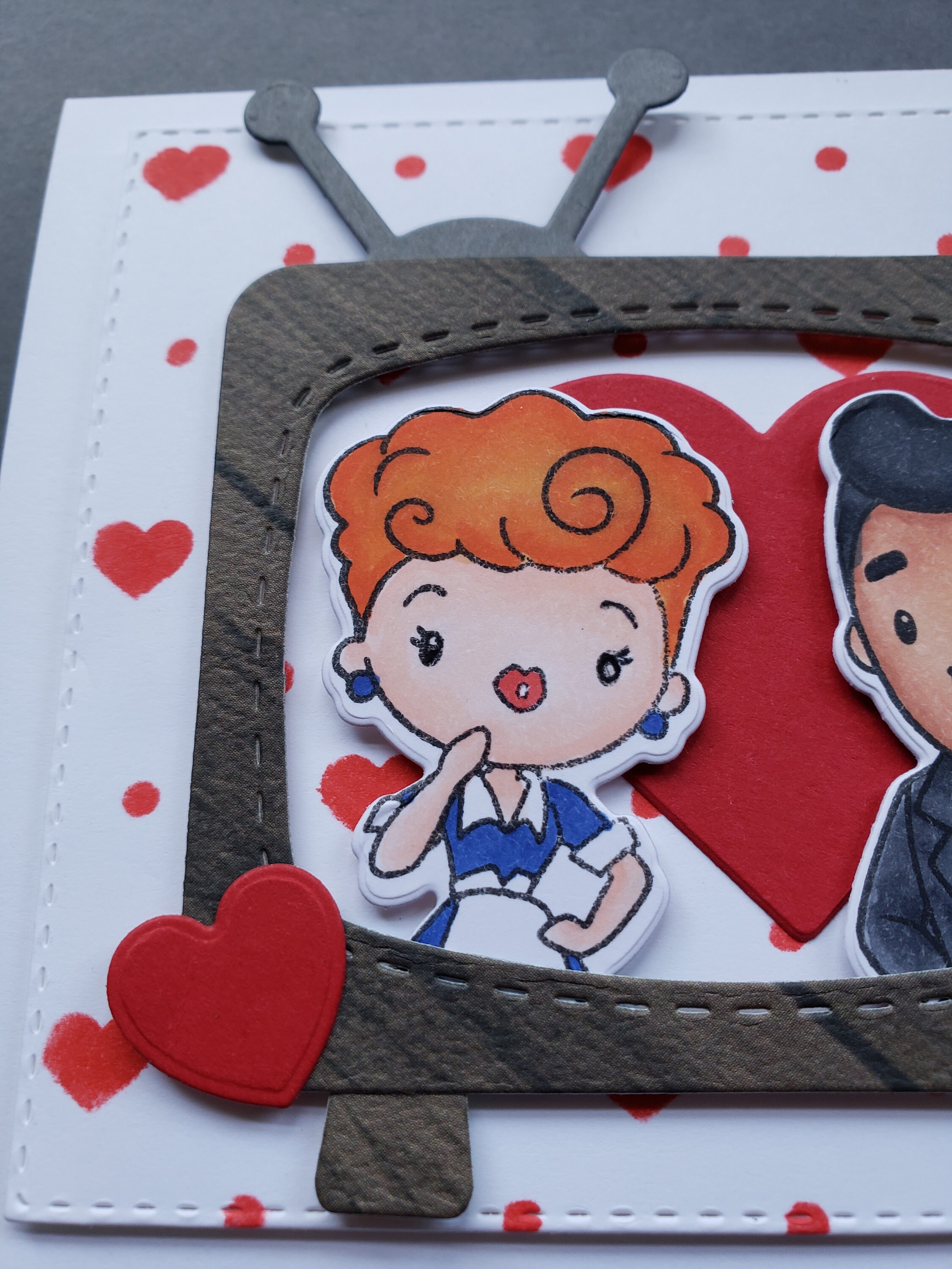 I Love Lucy TV Card - Etsy