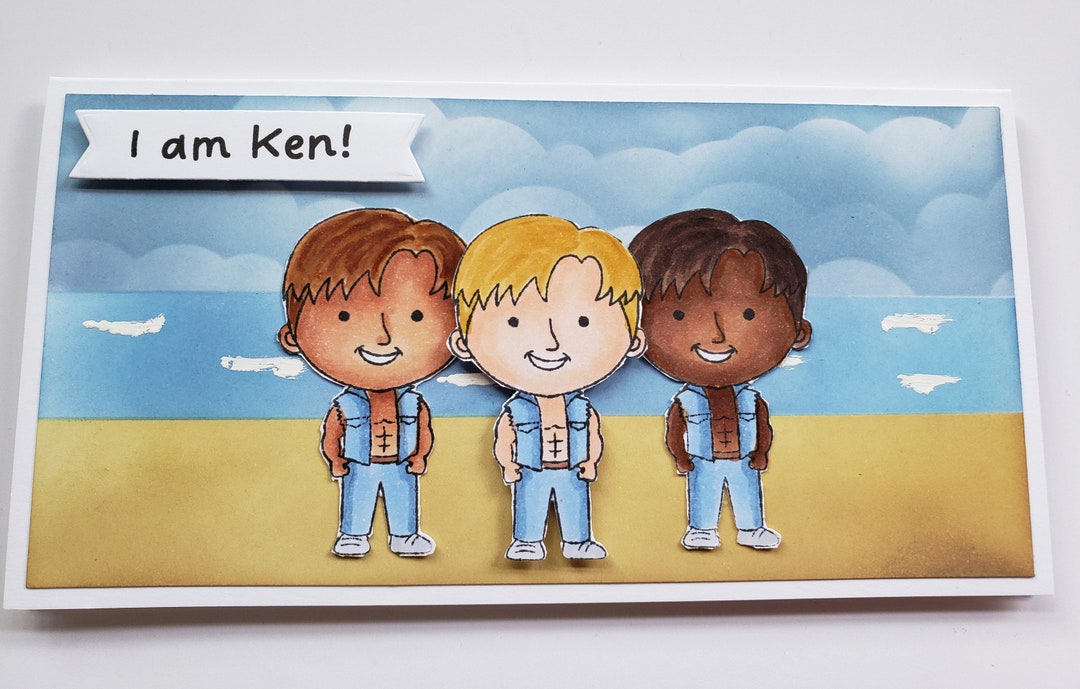 I Am Ken Card - Etsy