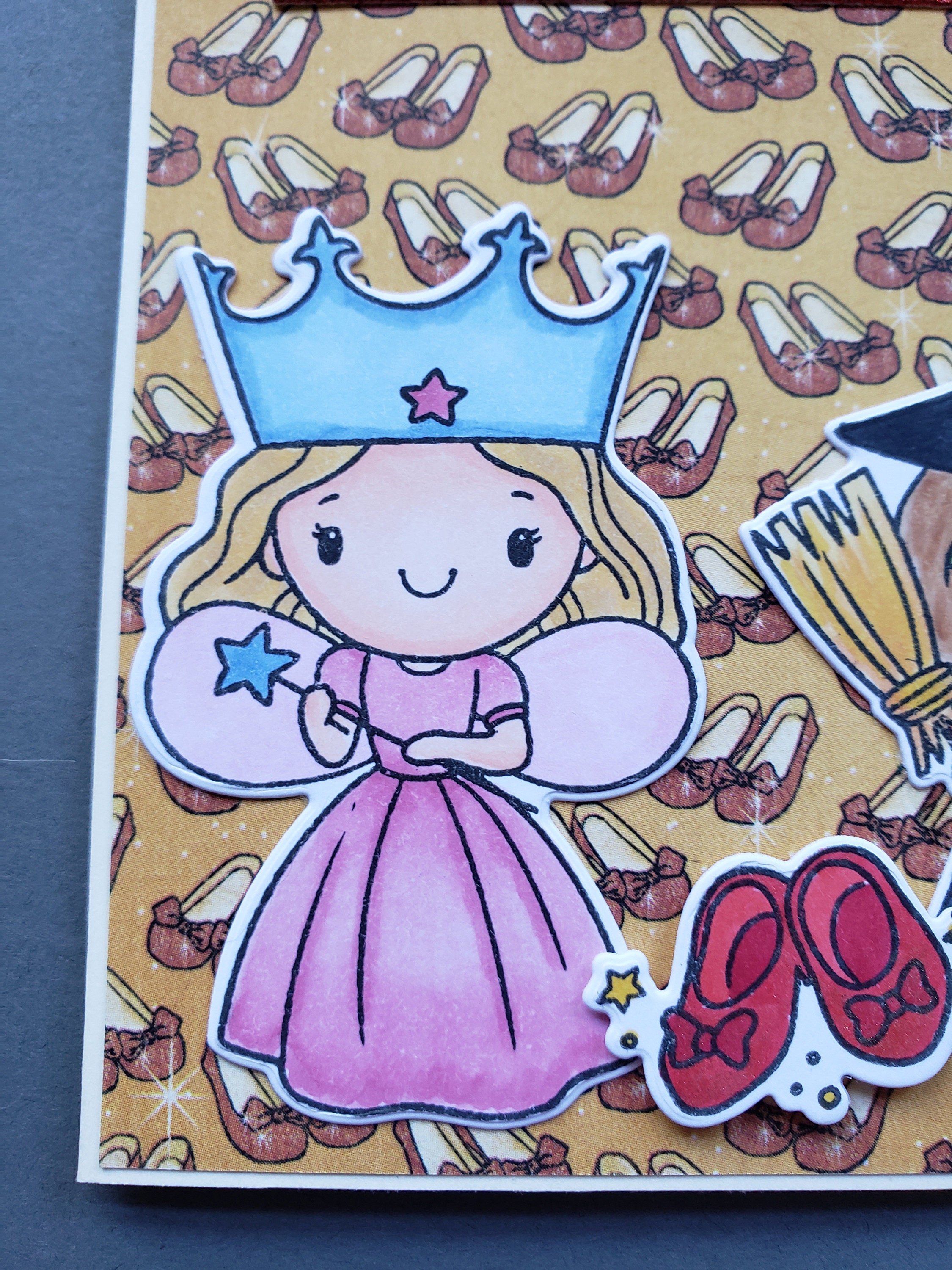 Wizard of Oz Ruby Slippers Card - Etsy