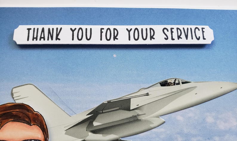 Thank You for Your Service - Air Force - Etsy