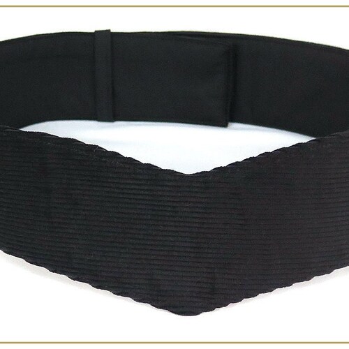 Victorian Black Rib Belt - Etsy