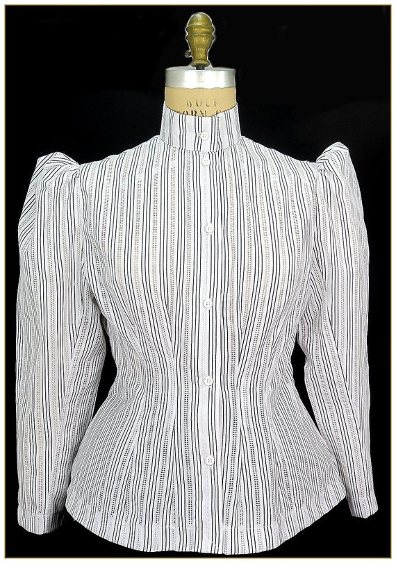 1900s Edwardian Style Blouses, Tops & Sweaters