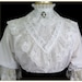 Victorian Ruffle Lace & Ribbon Blouse - Etsy