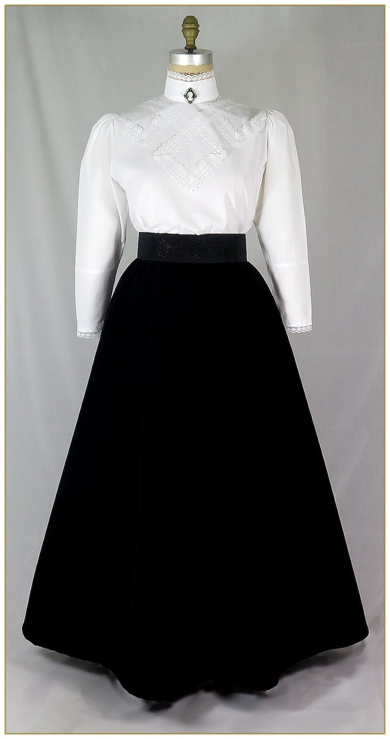 Victorian Skirts Bustle Walking Edwardian Skirts