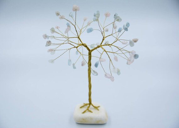 Beryl Gemstone tree sculpture gemstone tree of life tree | Etsy