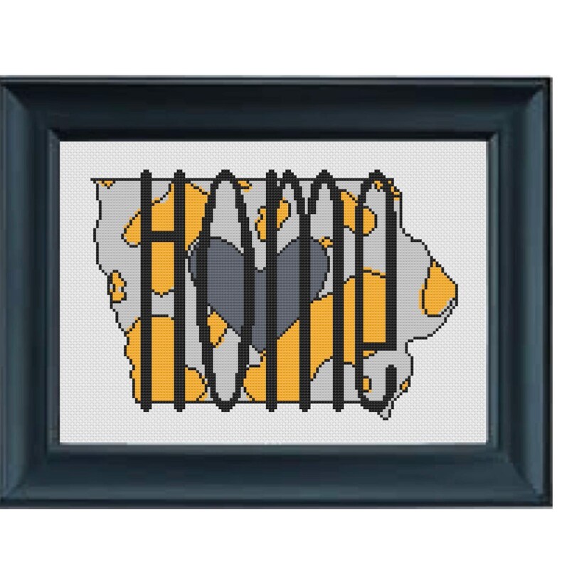 Iowa Cross Stitch - Etsy