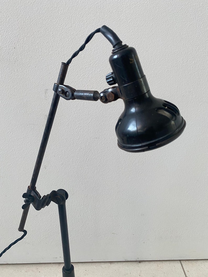 Vintage Singer SLF-3 Lamp Bakelite Machinist Anglepoise Lamp 1930s ...