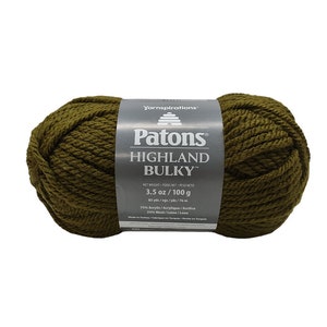 Patons Highland Bulky Yarn 3.5oz 83 Yds Choose Color - Etsy