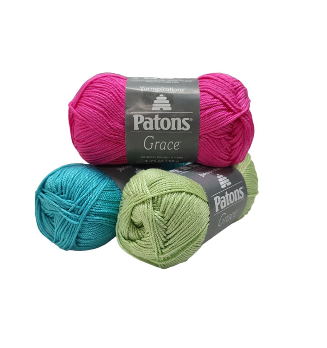 Patons Grace Yarn 1.75oz 136yds Choose Color - Etsy