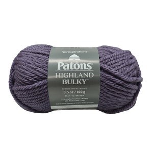 Patons Highland Bulky Yarn 3.5oz 83 Yds Choose Color - Etsy
