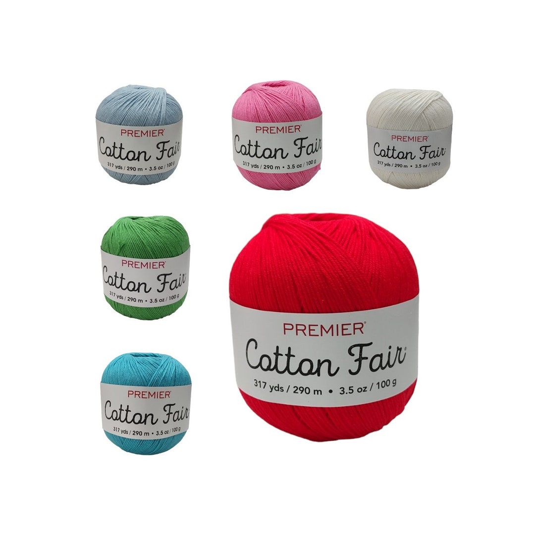 Premier Cotton Fair Yarn 3.5oz 317 Yds Choose Color - Etsy