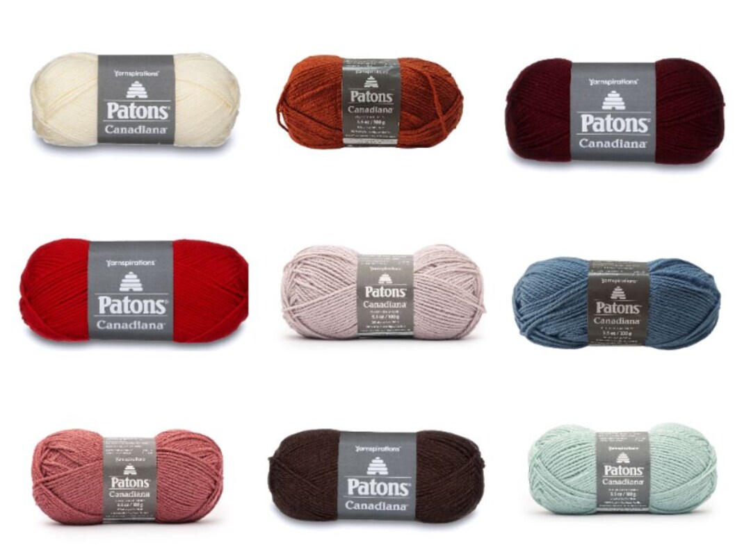 Patons CANADIANA Yarn 3.5oz 205yds Choose Color - Etsy
