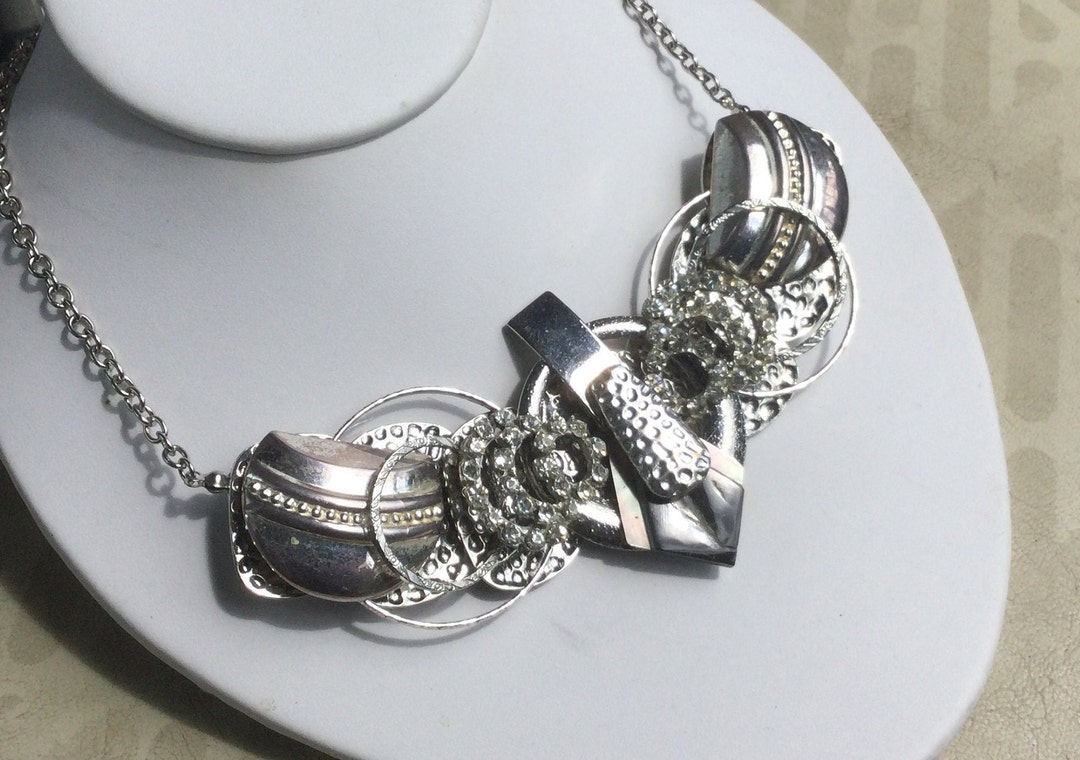 BRIDGERTON NECKLACE/ Bridgerton Style Statement Necklace/ One of a Kind ...