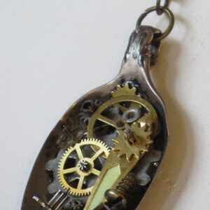 STEAMPUNK SPOON NECKLACE / time Reclaimed /recycled Spoon Necklace ...