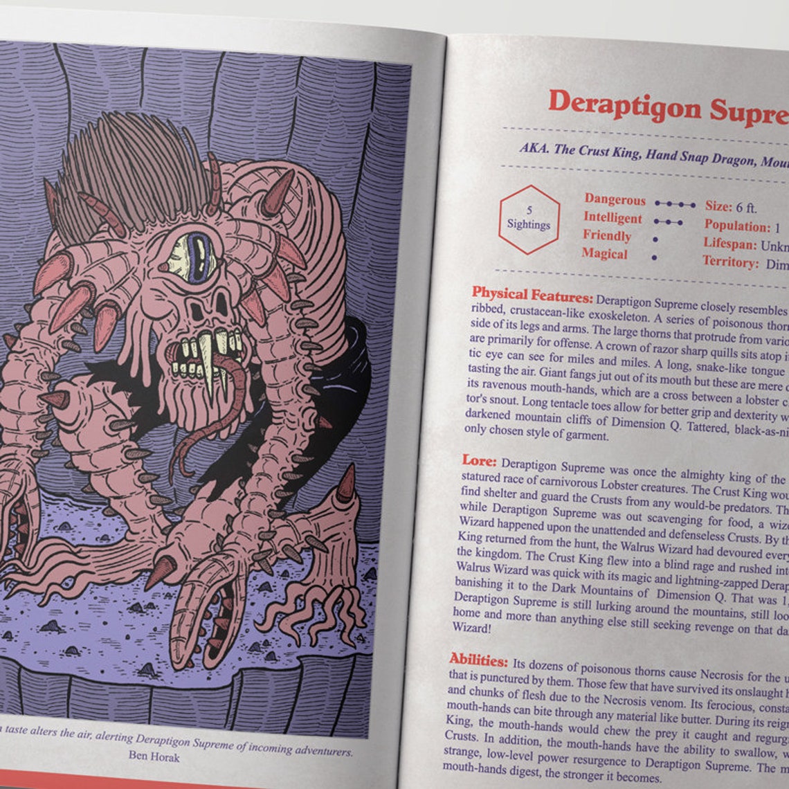 Mortimer Megazine Vol. 1 Field Guide to Creatures and Cryptids - Etsy