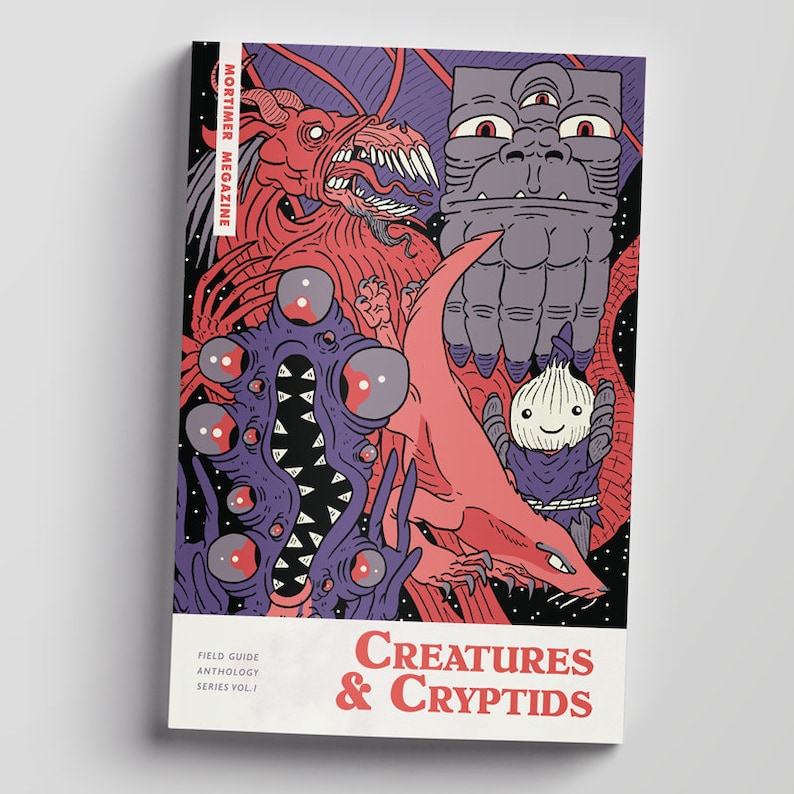 Mortimer Megazine Vol. 1 Field Guide to Creatures and Cryptids - Etsy