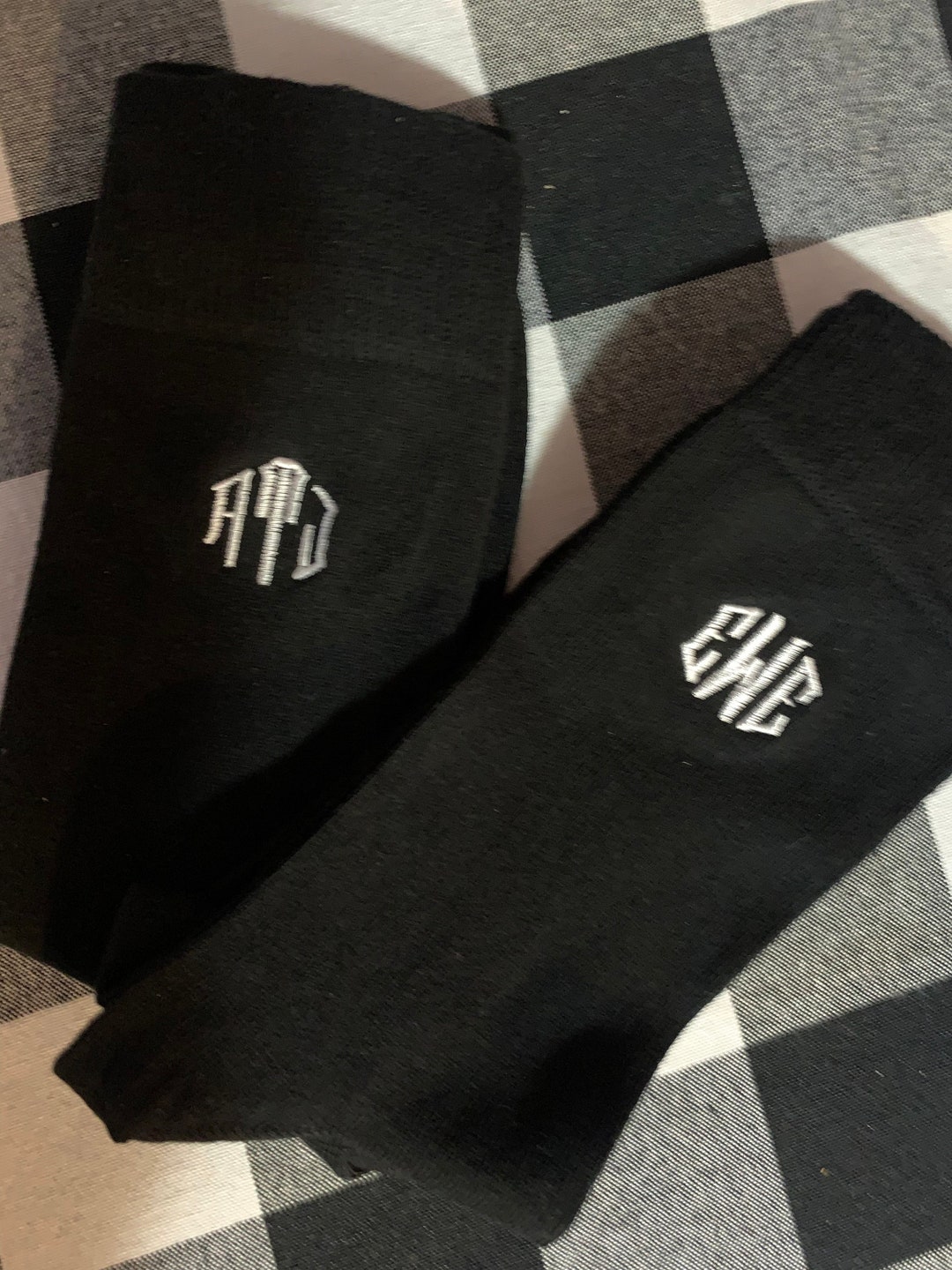 Men's Custom Embroidered Socks - Etsy