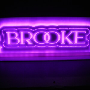 LED Sign-large Format-24" Wide X 12" High-your Message or Logo-neon ...