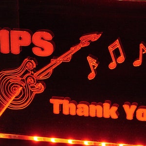 LED Glowing Tip Box- Spiral Electric Guitar Design for Musicians! Tip ...